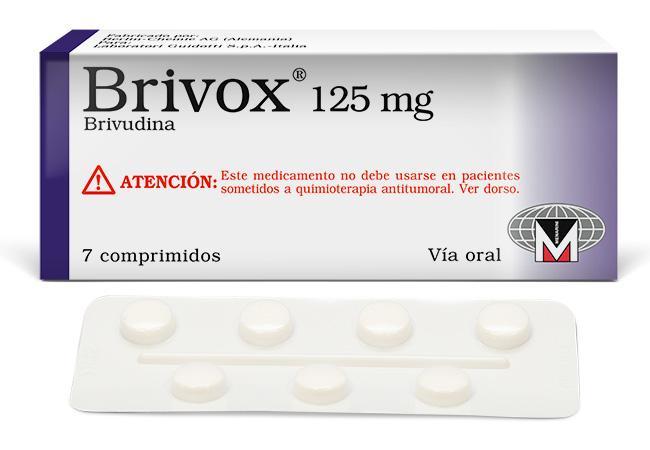 BRIVOX 125 MG COMPRIMIDOS VÍA ORAL