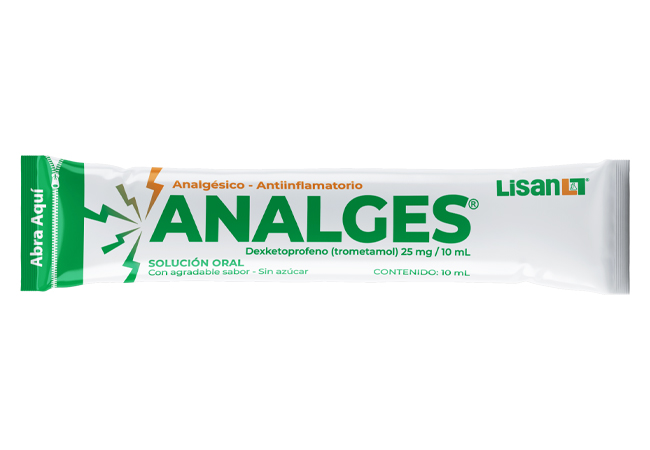 LISAN ANALGES SOLUCIÓN BEBIBLE 25 MG / 10 ML