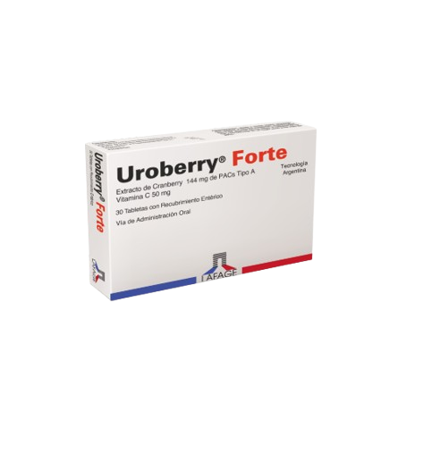 UROBERRY FORTE TABLETAS 144MG X30