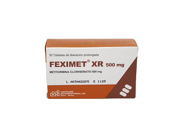 FEXIMET XR TABLETAS 500 MG X 30