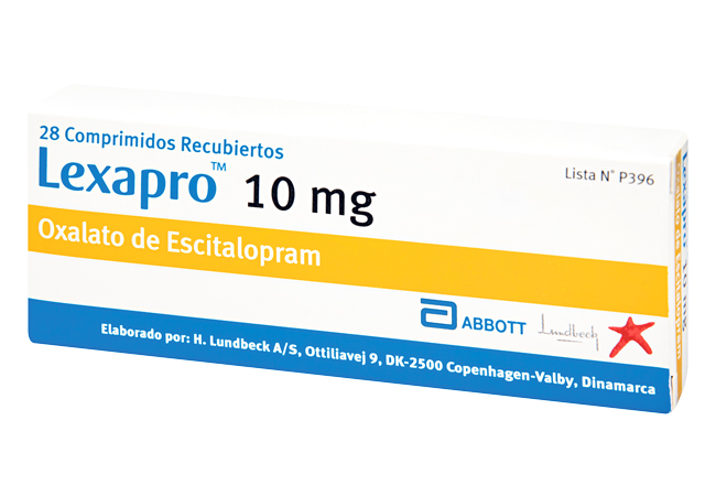 LEXAPRO 10 MG TABLETAS VIA ORAL