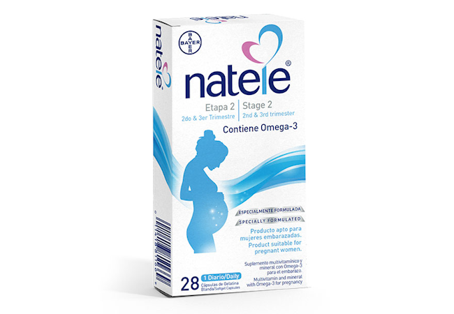 NATELE ETAPA 2 DHA 28 CÁPSULAS VÍA ORAL