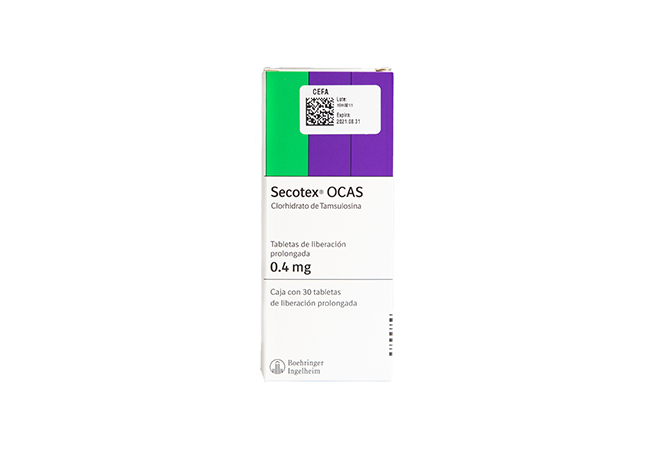 SECOTEX OCAS 0,4 MG TABLETAS VIA ORAL