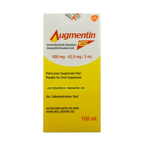 AUGMENTIN ES SUSPENSIÓN ORAL 600 MG-42.9 MG / 100 ML