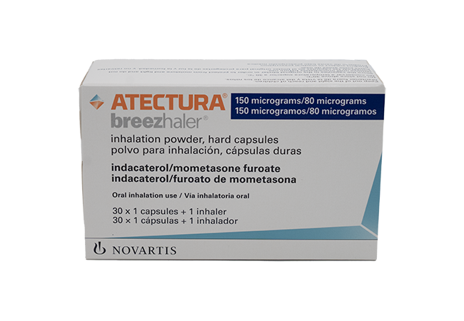 ATECTURA BREEZHALER 150/80MCG X 30