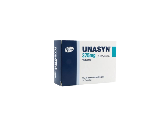 UNASYN 375MG CAJA CON 20 TABLETAS