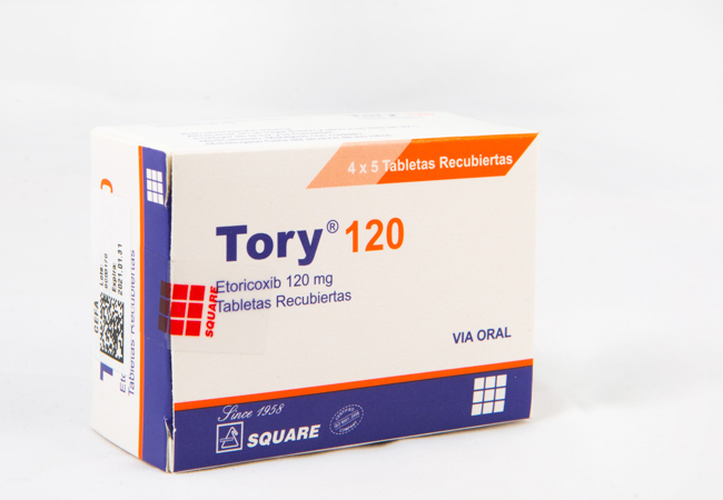 TORY 120 MG TABLETAS VIA ORAL
