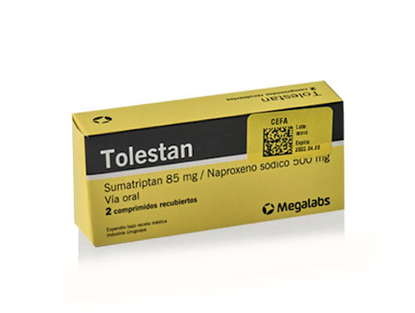 TOLESTAN 85MG COMPRIMIDOS VÍA ORAL