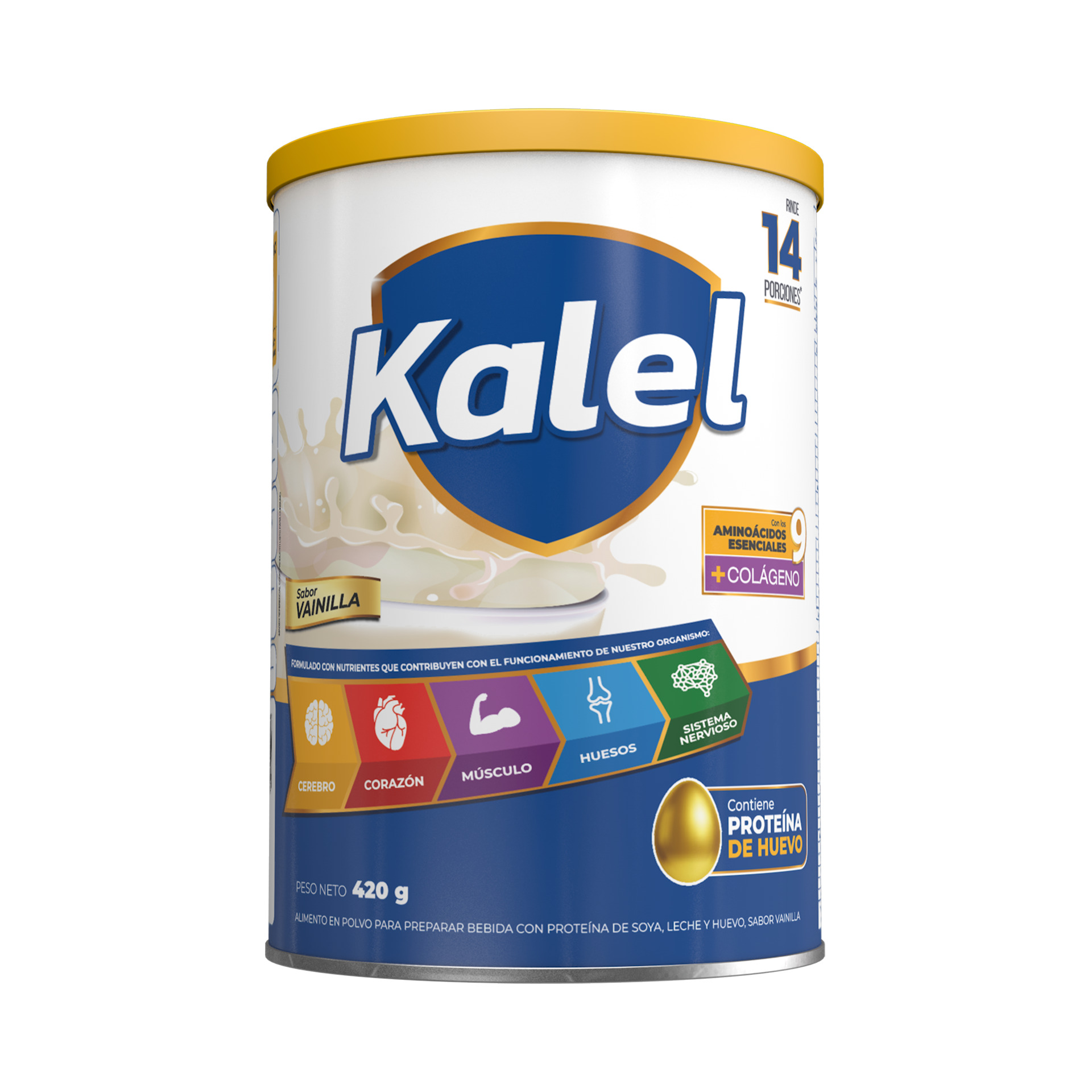 KALEL SABOR VAINILLA POLVO 420 GRAMOS
