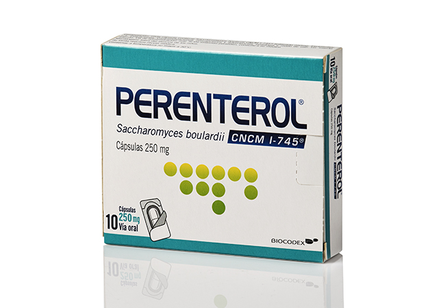 PERENTEROL 250MG CÁPSULAS x10