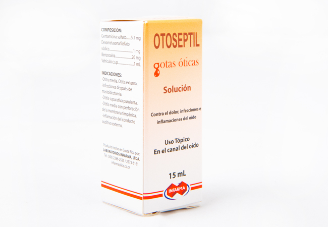 OTOSEPTIL 15 ML SOLUCIÓN ÓTICO