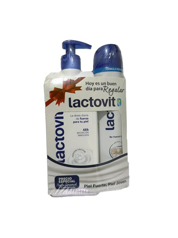 Lactovit Original crema piel seca+ desodorante aerosol
