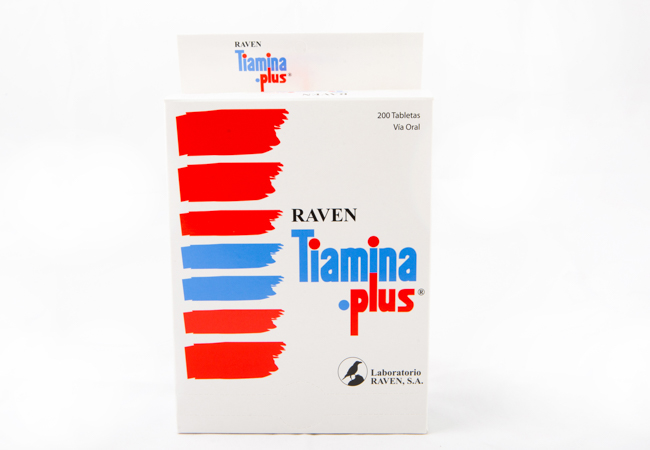 TIAMINA RAVEN 500 MG TABLETAS VIA ORAL