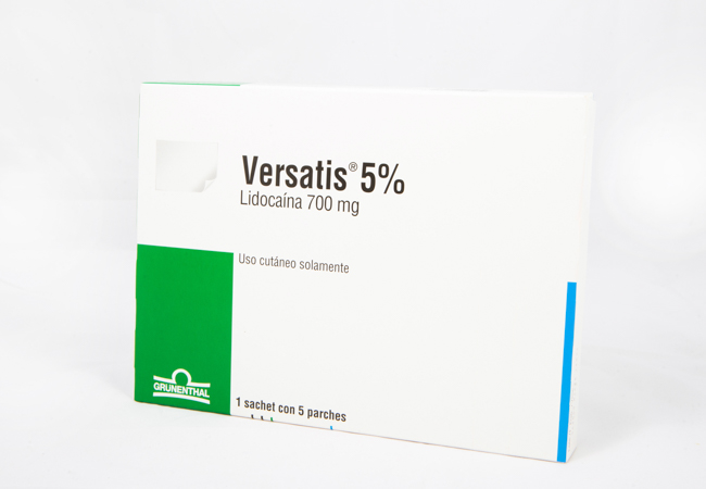 VERSATIS 700 MG PARCHES TÓPICO