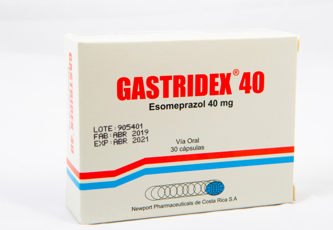 GASTRIDEX 40 MG TABLETAS VIA ORAL