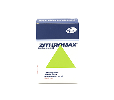 ZITHROMAX SUSPENSIÓN ORAL 1200 MG 3 ML